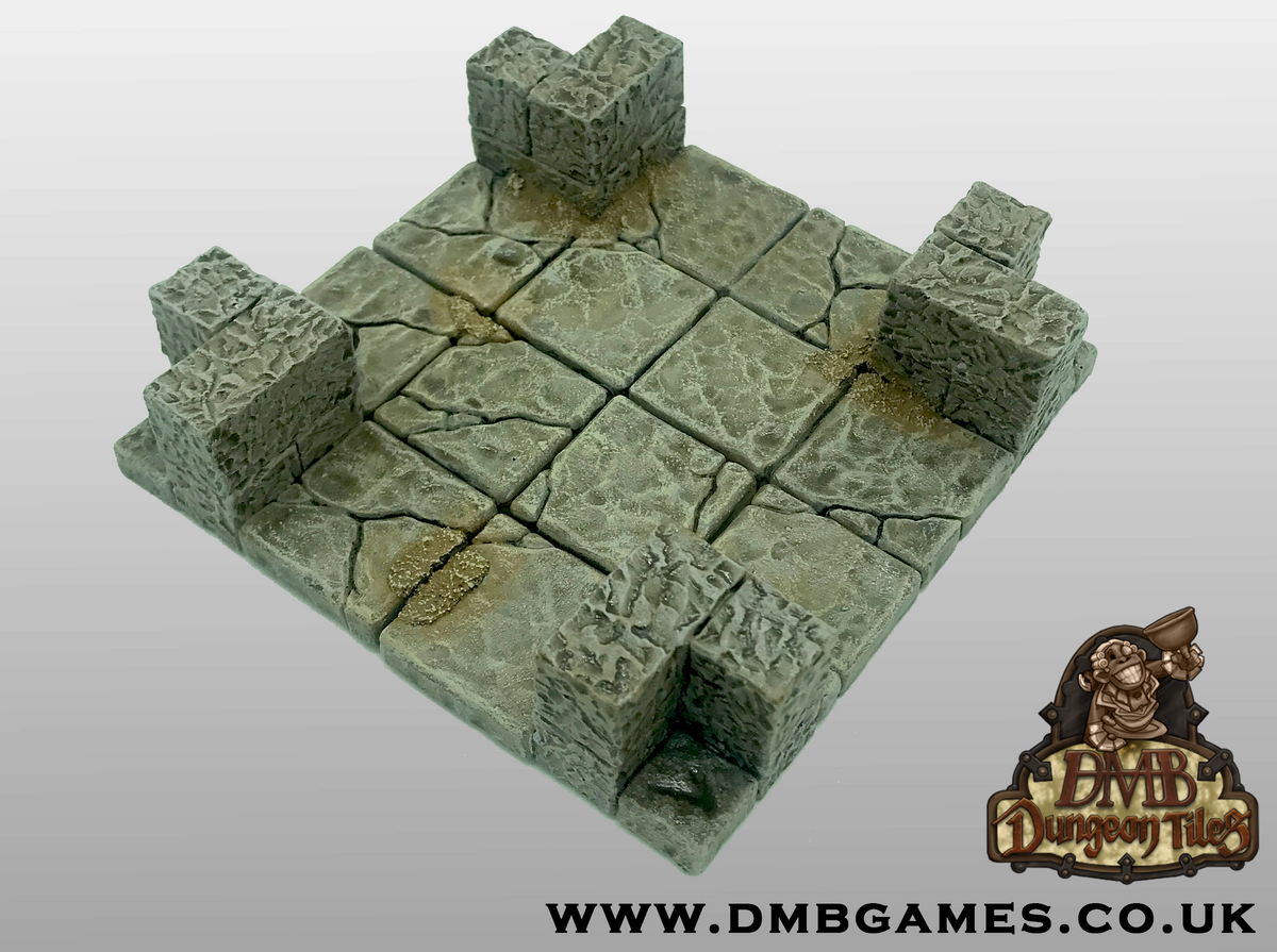 Geomorph Tile: 4x4 Crossroads Corridor – Grumpy Gorilla Publications