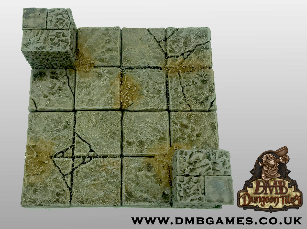 Geomorph Tile: 4x4 Floor Tile with Decorative Corner Pillars – Grumpy ...